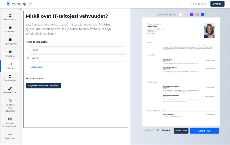 Tietotekniset taidot eli it-taidot CV:ssä - Mitä mainitsen?